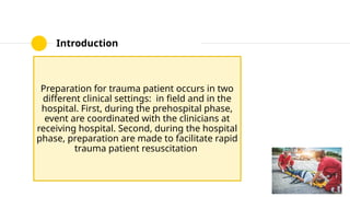 Prehospital and Intrahospital Management Trauma Patient.pptx