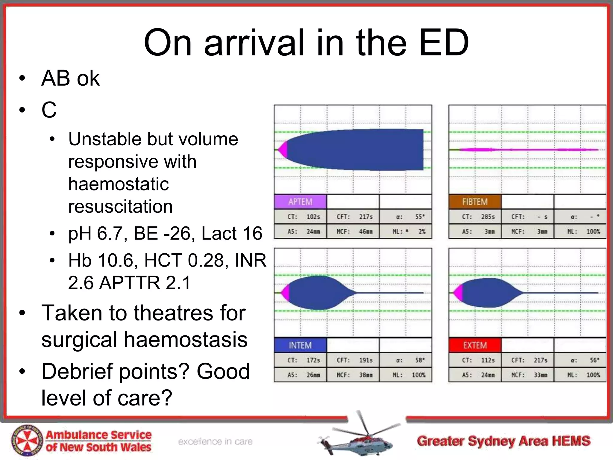 Prehospital blood transfusion | PPTX