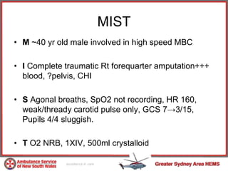 Prehospital blood transfusion | PPTX
