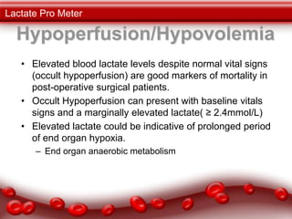 Pre hospitallactate1 | PPT