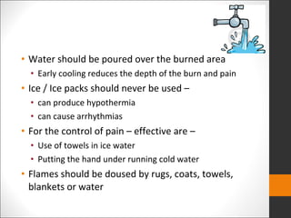 First Aid Transportation of Burn Patients - Dr Abhay Agrawal | PPT