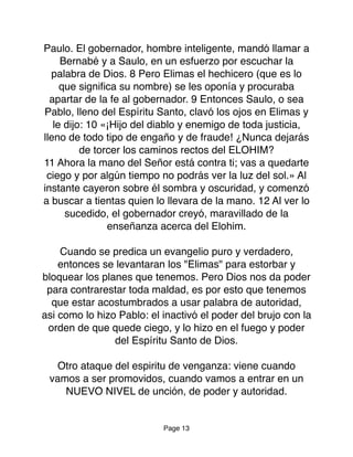 Preì dica maldiciones impuestas y el espi ì ritu de venganza. preì dica ...