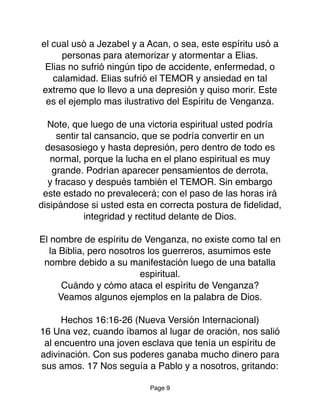 Preì dica maldiciones impuestas y el espi ì ritu de venganza. preì dica ...