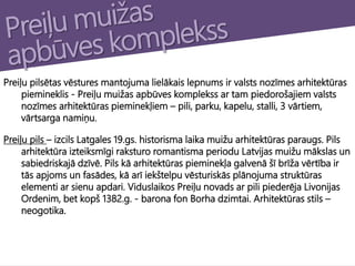 Preiļu pils. Preiļu novada dome | PDF
