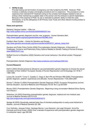 Preimplantation genetic-diagnosisdoc3439 | PDF