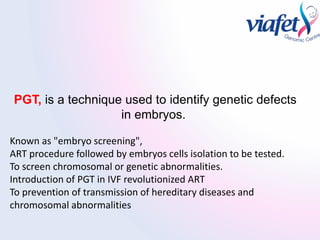 Preimplantation Genetic Testing-Viafet | PPTX