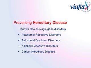 Preimplantation Genetic Testing-Viafet | PPTX