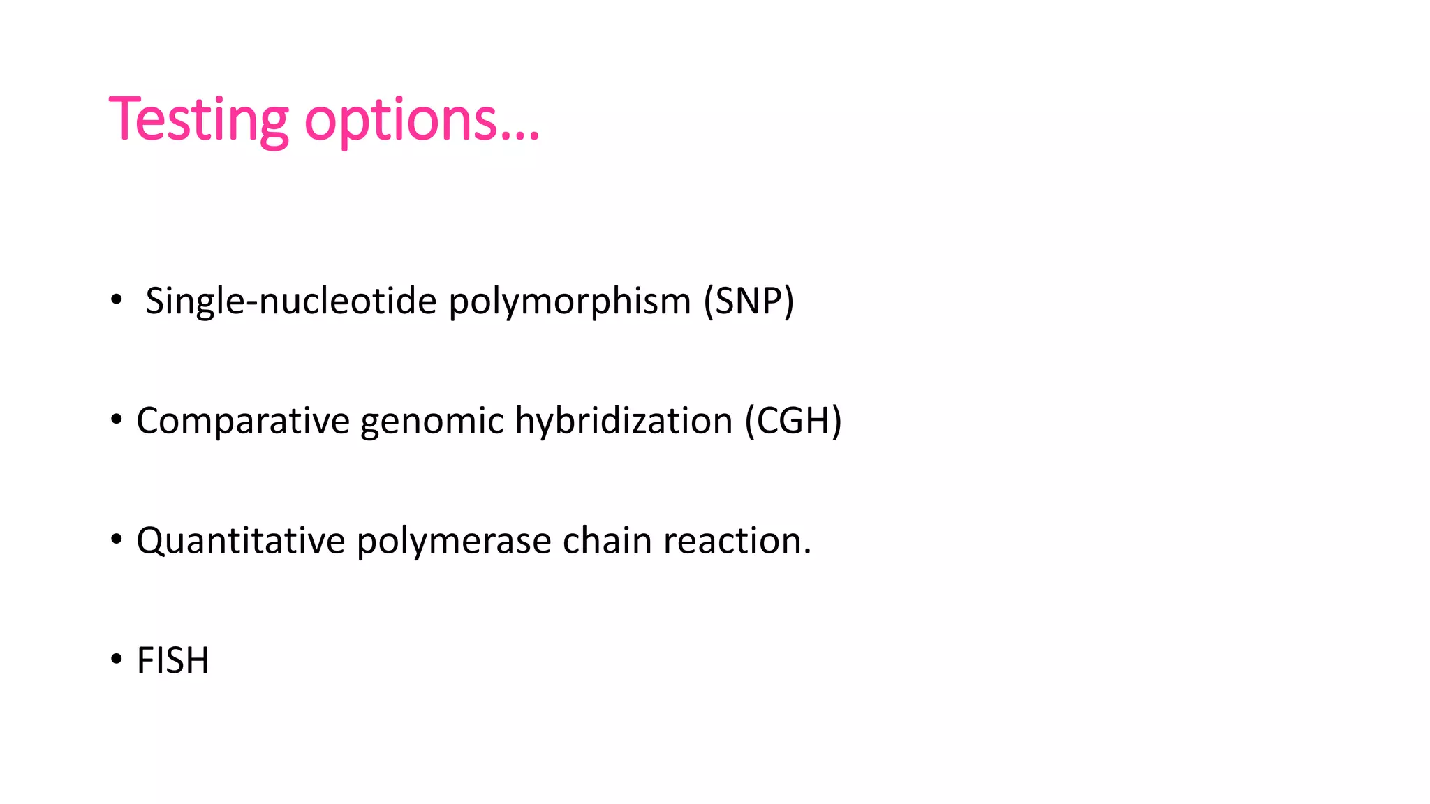Preimplantation genetic diagnosis (pgd) PGD | PPTX