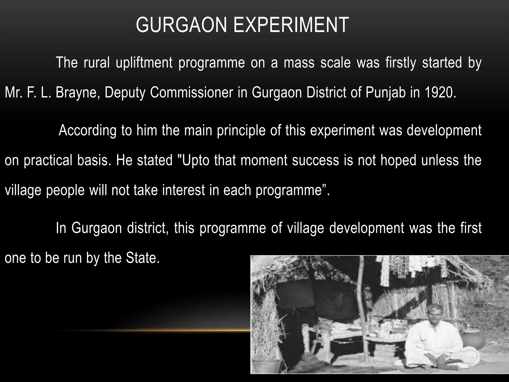 Pre-Independence Programs | PPTX