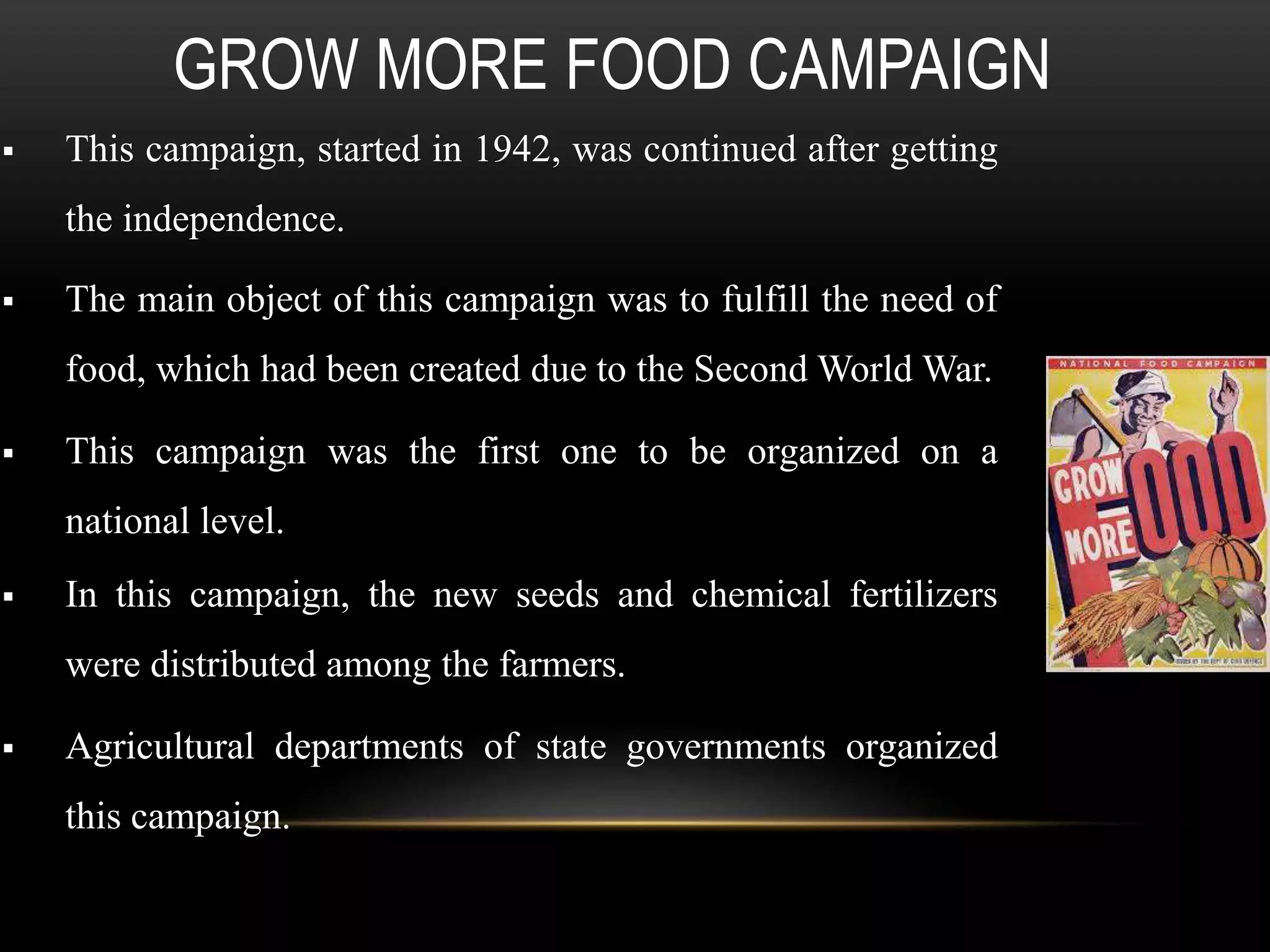 Pre-Independence Programs | PPTX