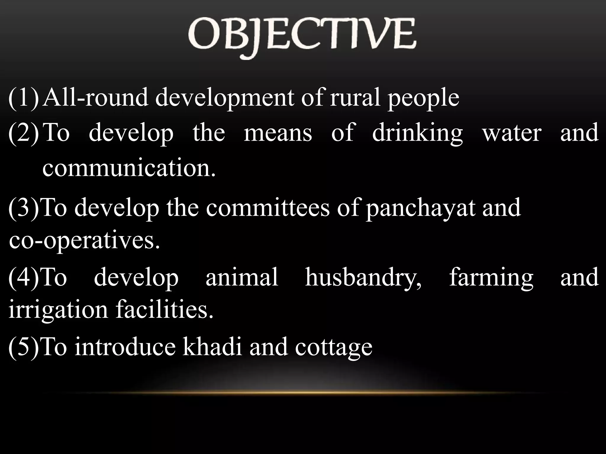 Pre-Independence Programs | PPTX