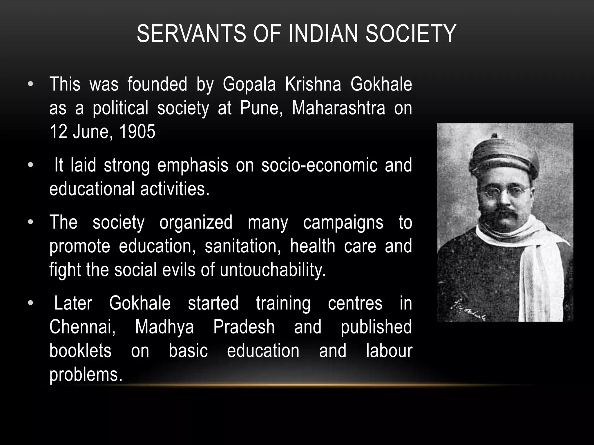 Pre-Independence Programs | PPTX