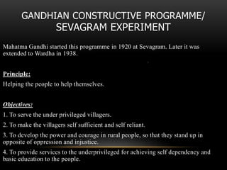 Pre-Independence Programs | PPTX