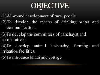 Pre-Independence Programs | PPTX