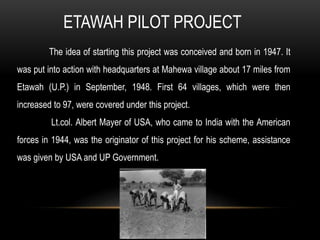 Pre-Independence Programs | PPTX