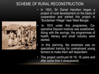 Pre-Independence Programs | PPTX