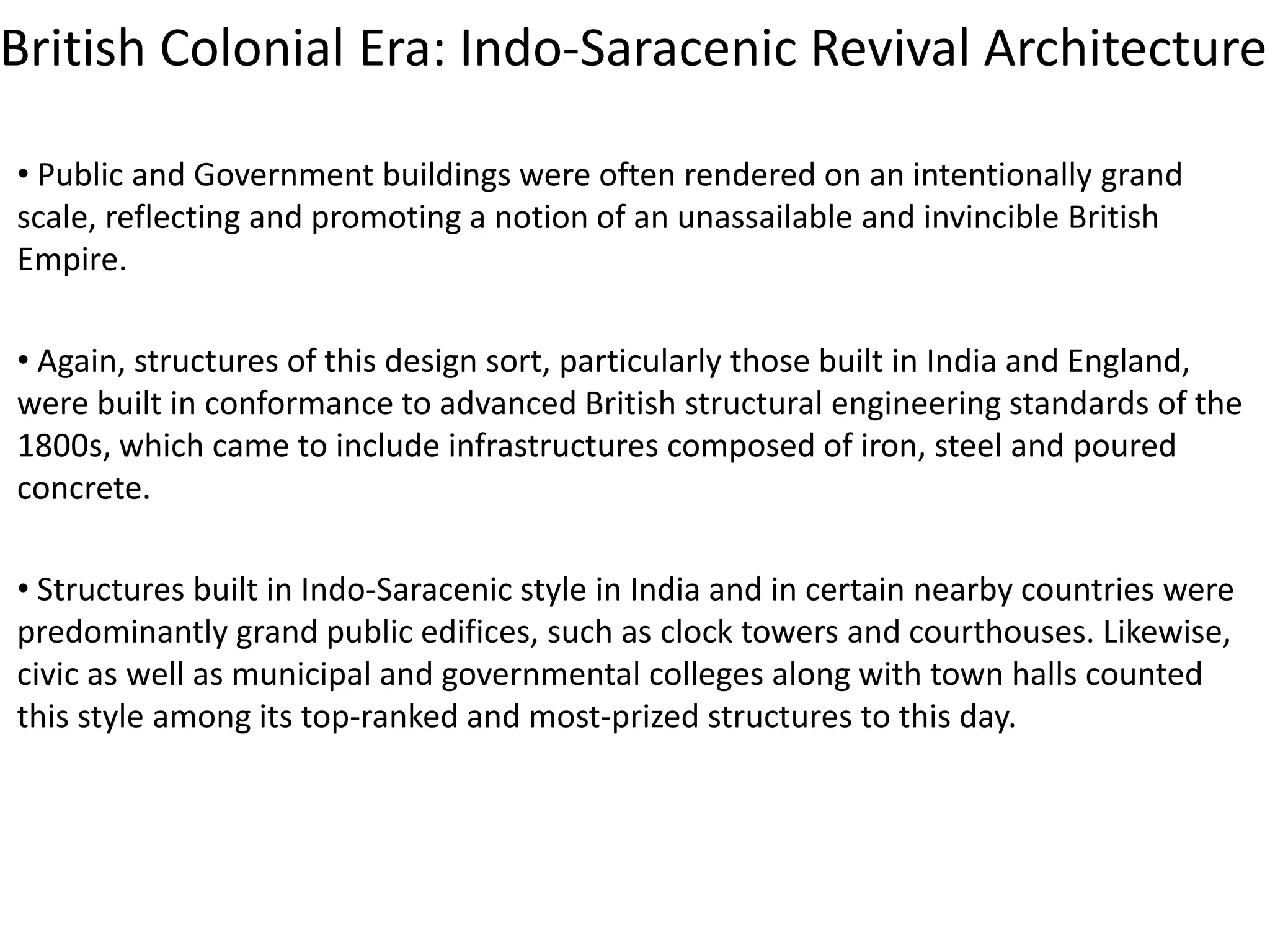 Pre independence architecture in india | PPTX