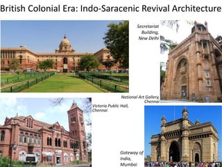 Pre independence architecture in india | PPTX