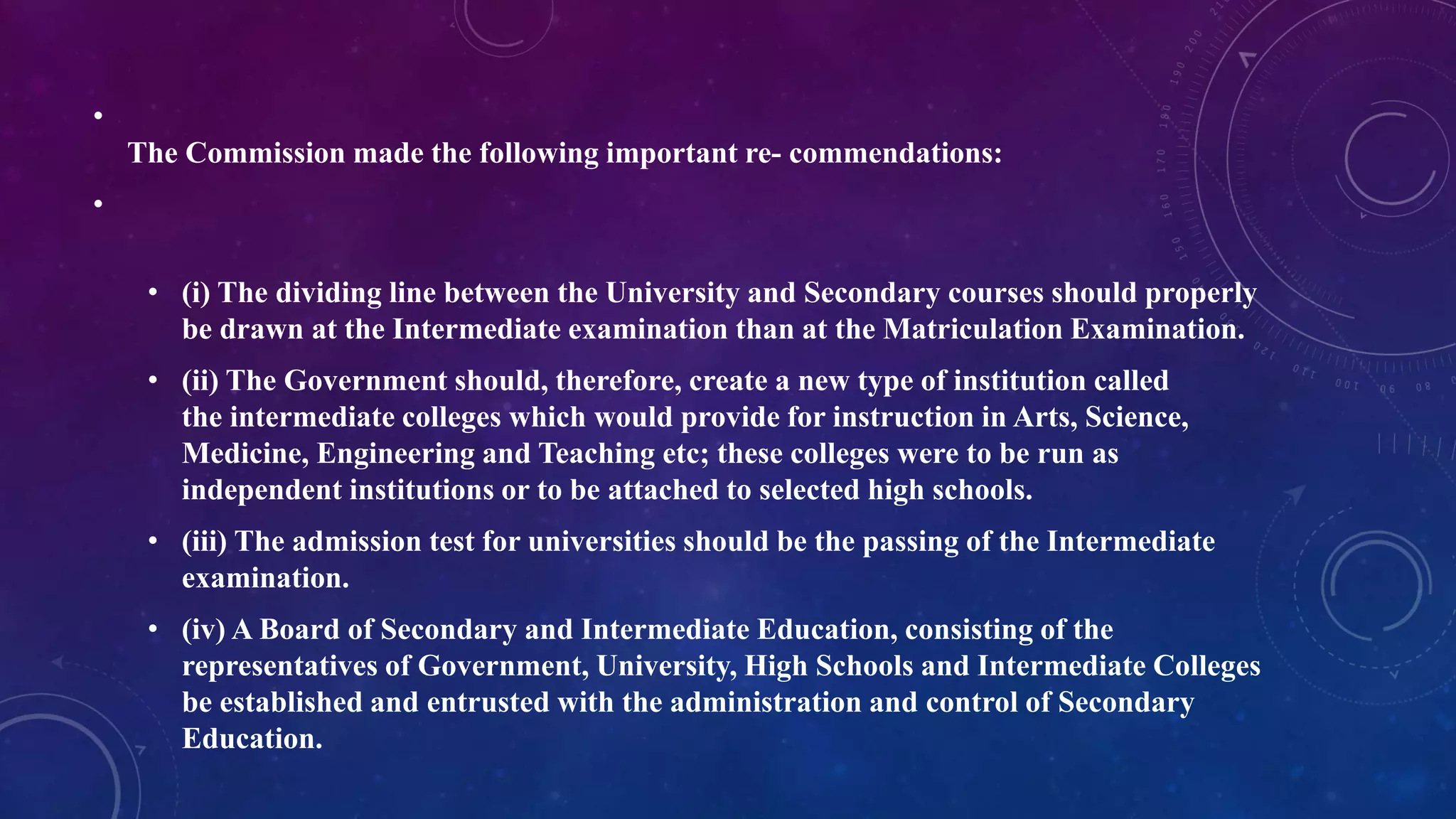 Pre independent education commissions in india | PPTX