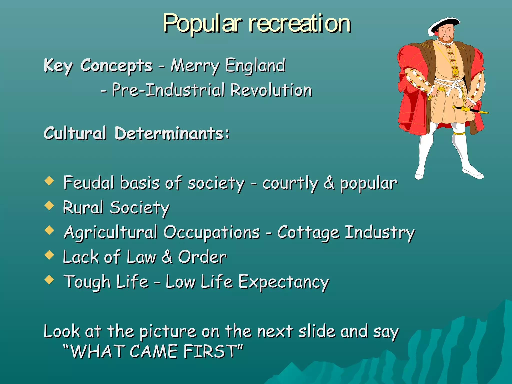 Pre industrial revolution history | PPT