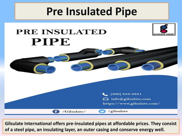 Pre insulated pipe | PPTX