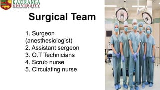 Pre, intra and post operative care | PPTX