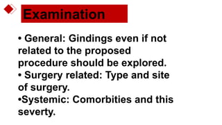 Pre, intra and post operative care | PPTX