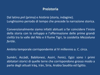 Preistoria | PPT