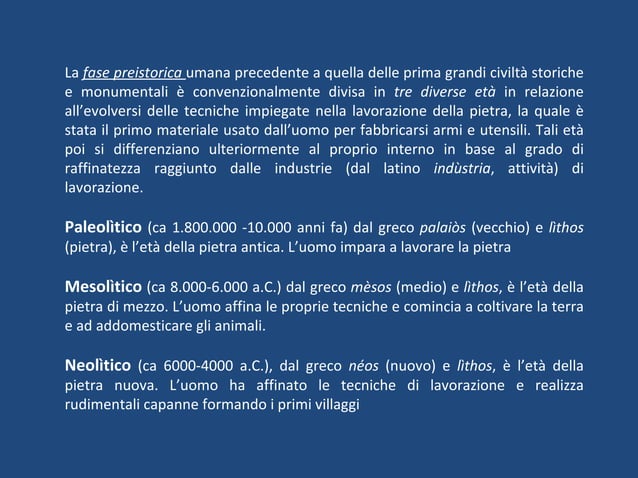 Preistoria | PPT