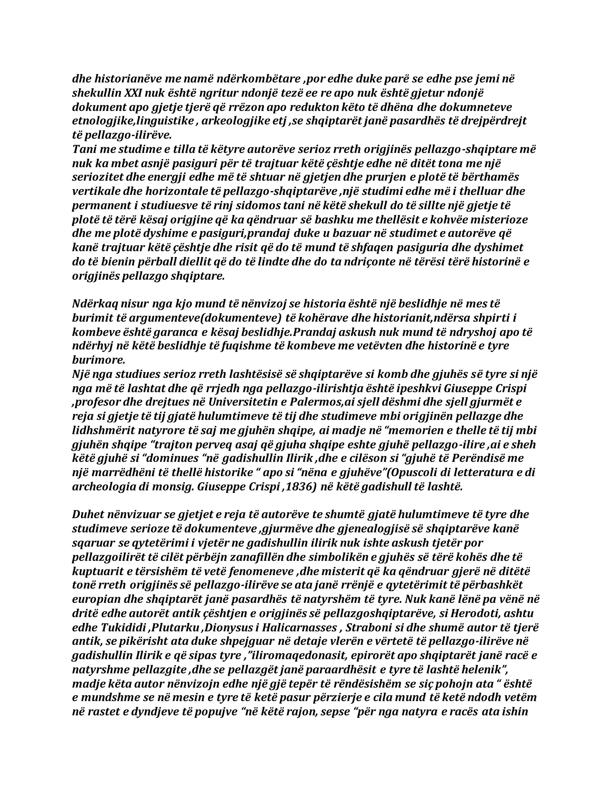Prejardheja e shiptarve | DOCX
