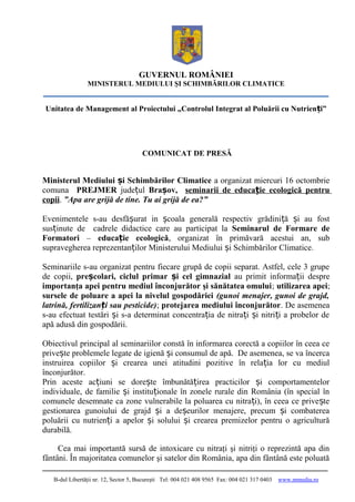 Prejmer (bv) comunicat de presa (1) | PDF