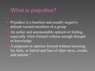 Prejudice | PPT