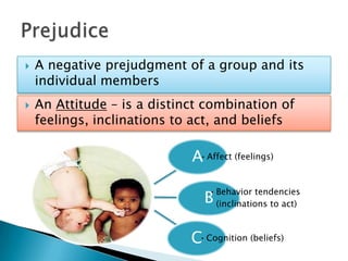 Prejudice (Social Psychology) | PPTX