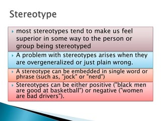 Prejudice (Social Psychology) | PPT