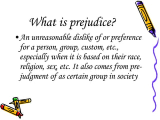 Prejudice 2 | PPT