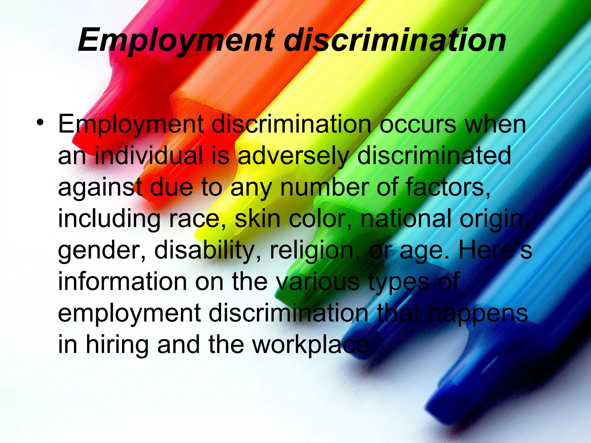 Prejudice and discrimination | PPT