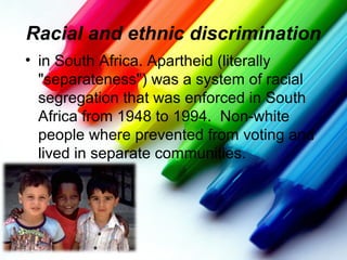 Prejudice and discrimination | PPT