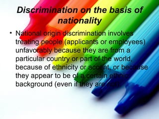 Prejudice and discrimination | PPT