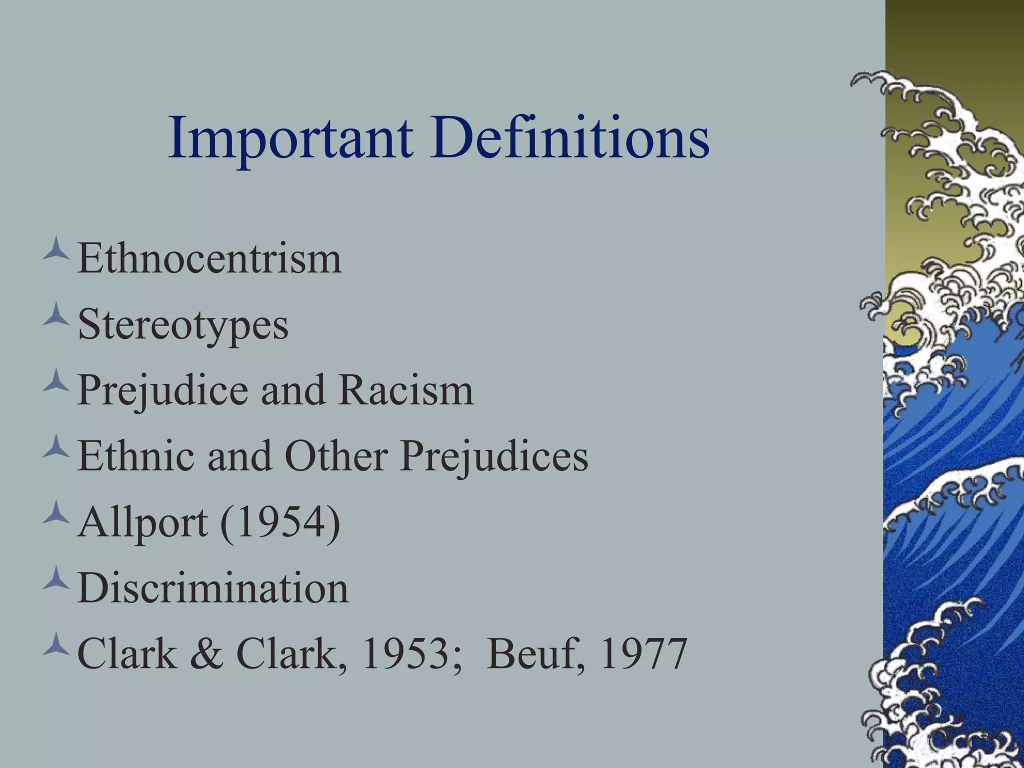 Prejudice and stereotyping | PPT