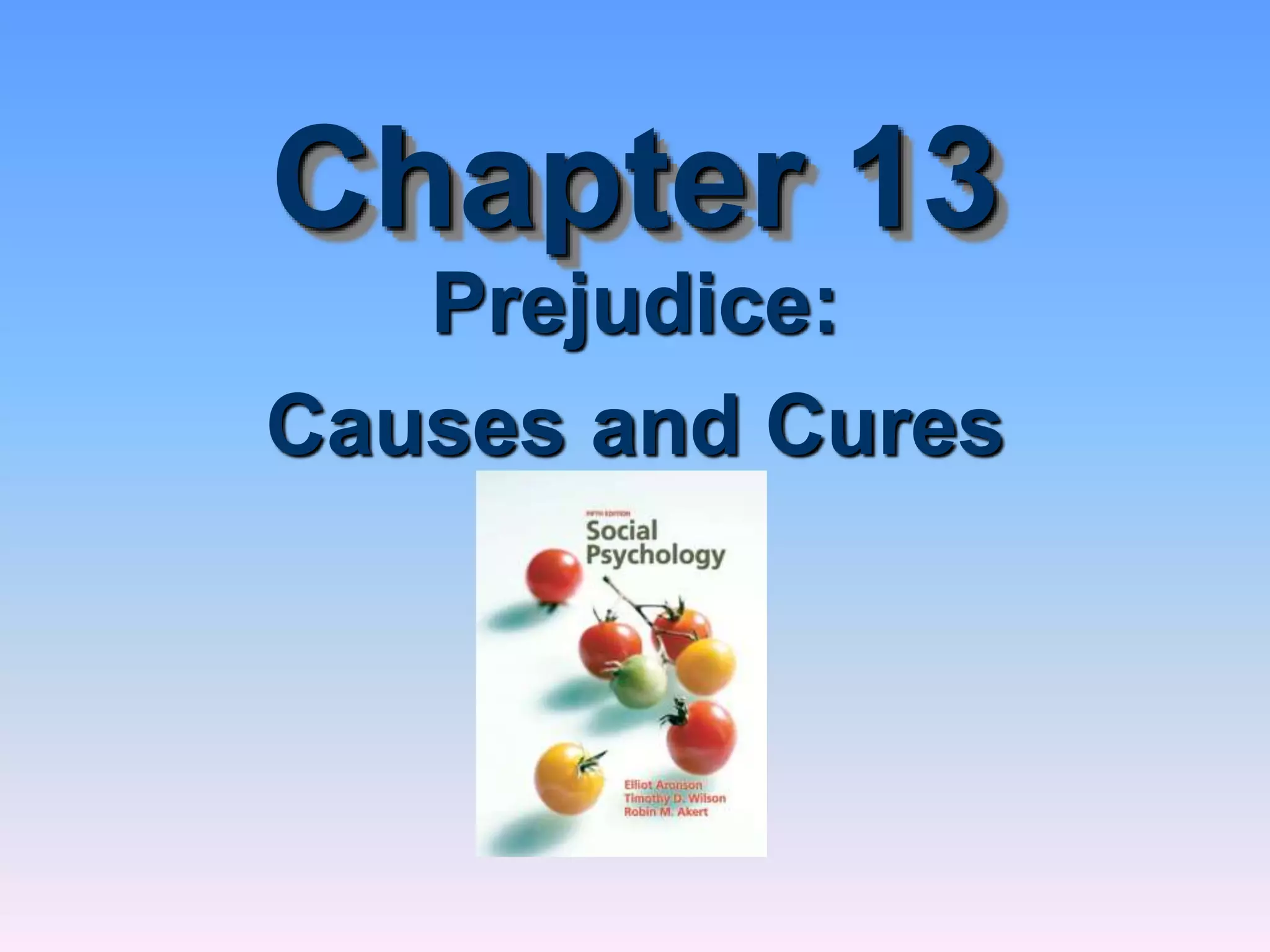 Prejudice chapter 13.ppt