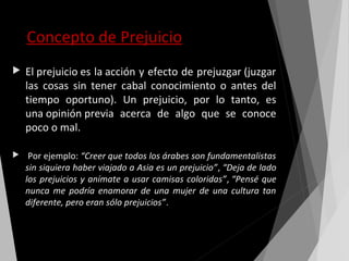 Prejuicios | PPT