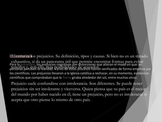 Prejuicios | PPT