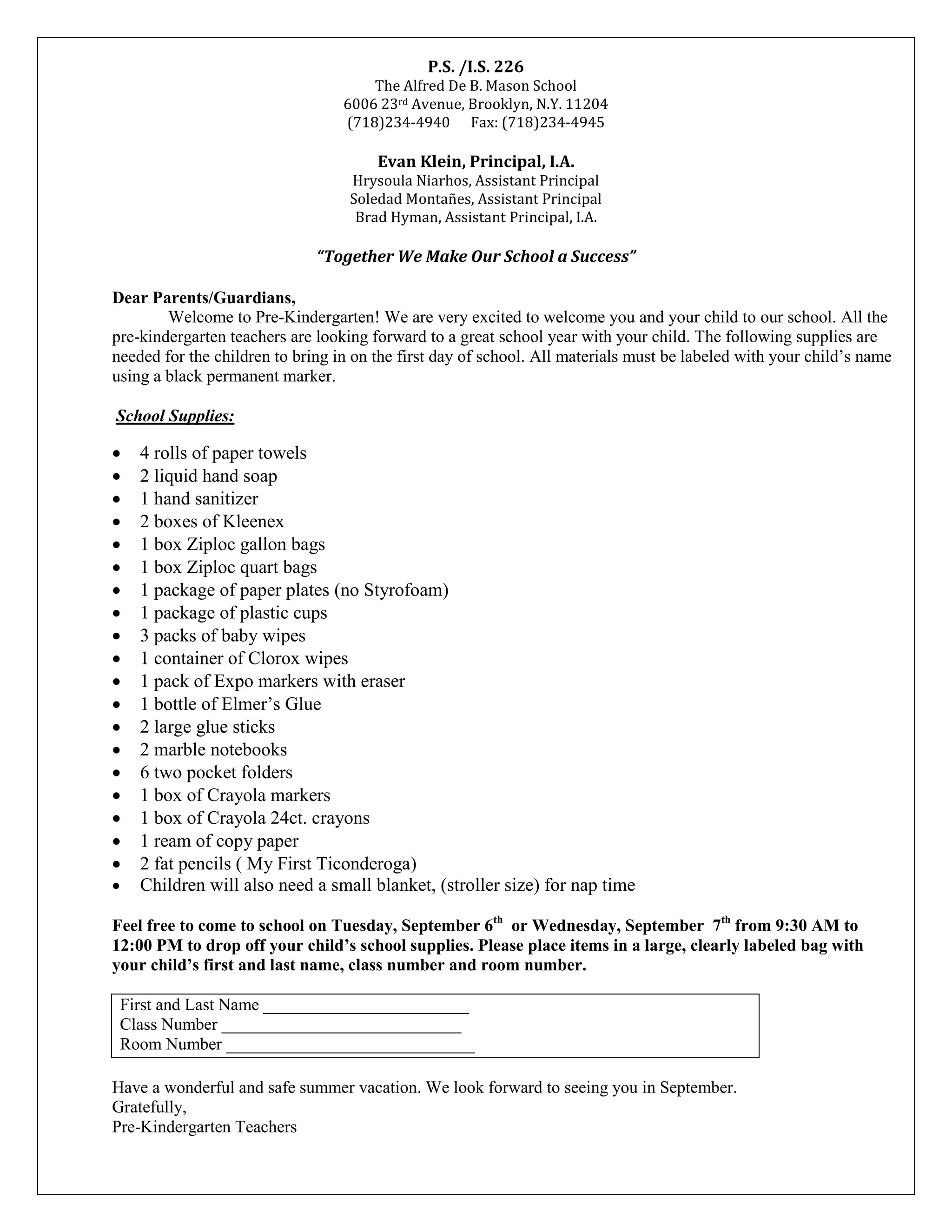 Supply lists | PDF