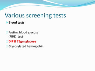 Universal screening for gestational diabetes by DIPSI test by Dr ...