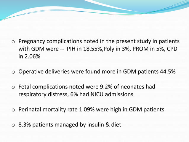 Universal screening for gestational diabetes by DIPSI test by Dr ...