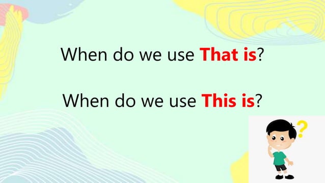 Pre k that is and this is | PPTX