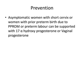 Prelabour Rupture of Membranes (PROM).pptx