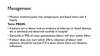 PRELABOUR RUPTURE OF MEMBRANES (PROM).pptx