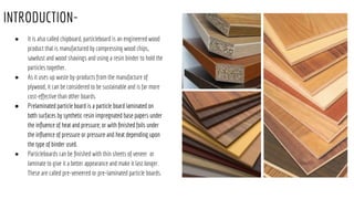 Prelaminated particle board | PDF