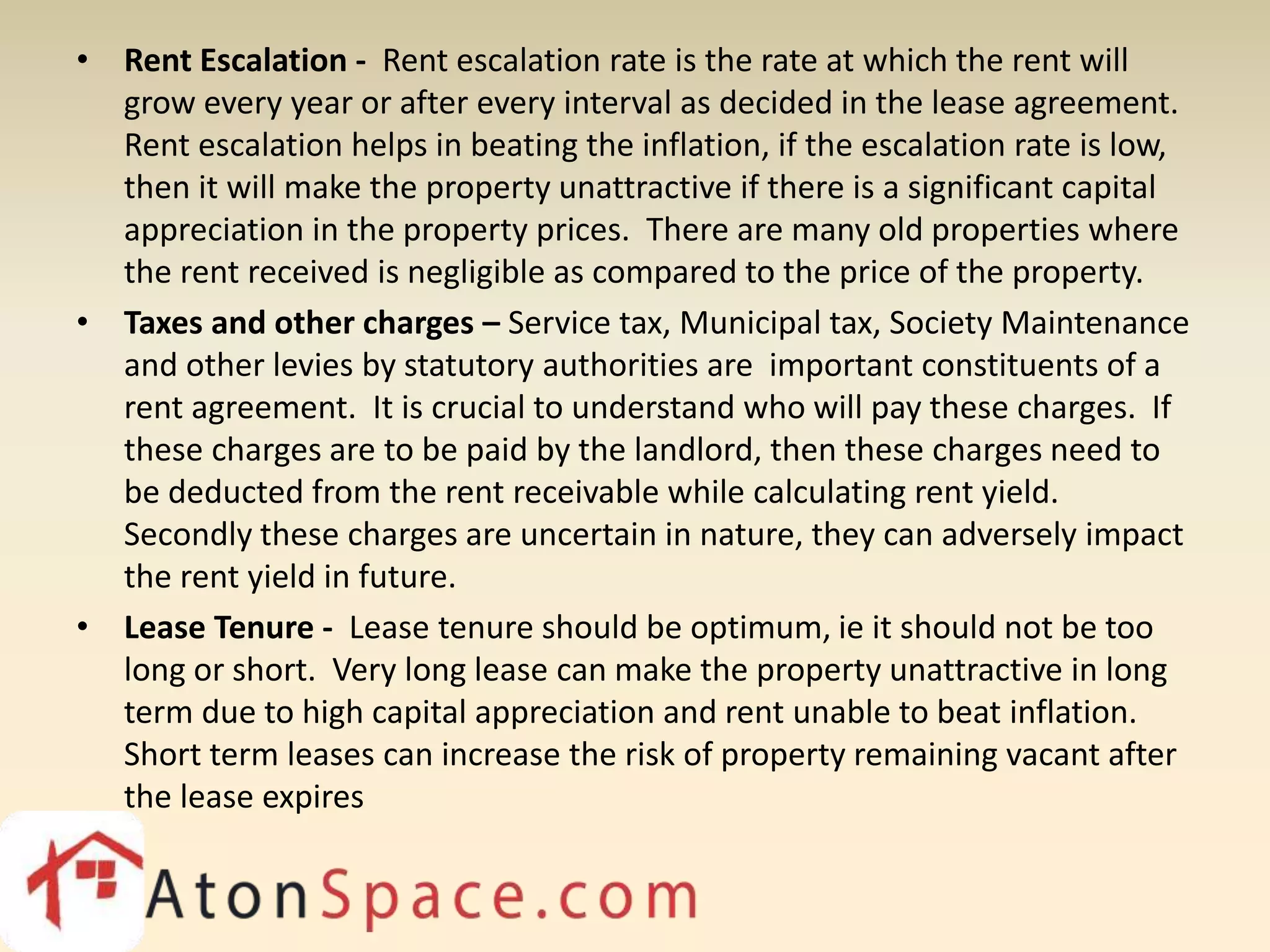 Concept of Pre-leased properties | PPTX